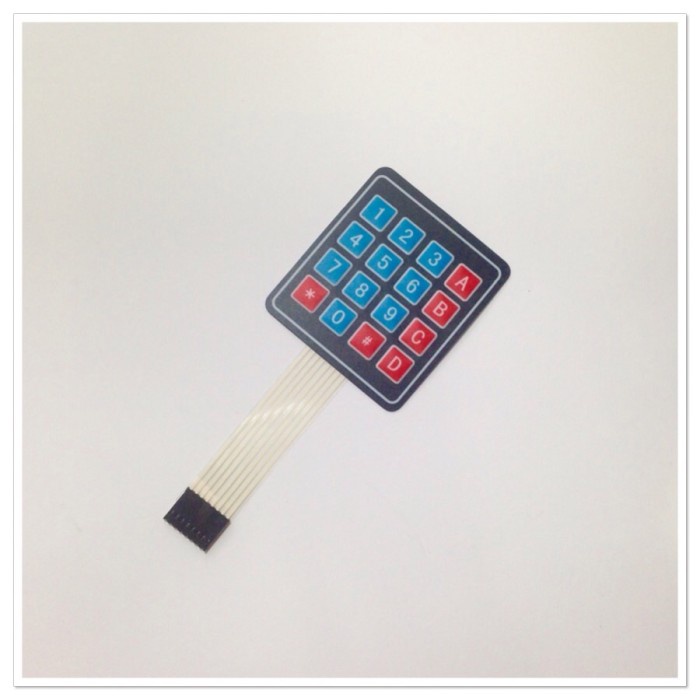 Jual SPECIAL! Matrix Keypad Membran 16 Key ( 4x4 ) for Arduino | Shopee ...