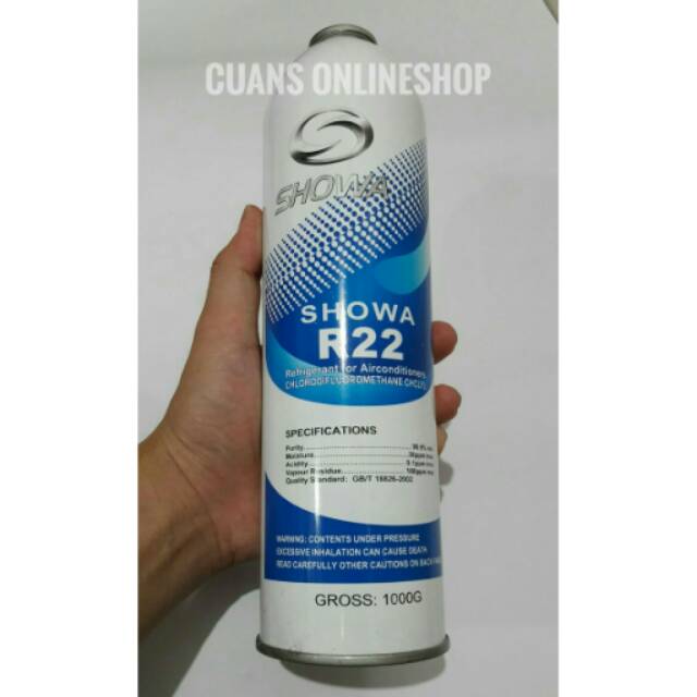 Jual Showa PREON AC Refrigerant R22 1000 Gram / 1 Kg. Praktis dan Ekonomis | Shopee Indonesia