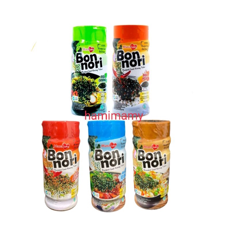 Jual Bonnori Bon nori Rumput Laut Tabur Original Spicy Bulgogi Ebi ...