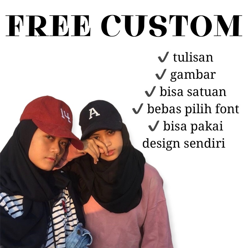Jual TOPI CUSTOM BAHAN RAFEL RELL PLASTIK MURAH | Shopee Indonesia