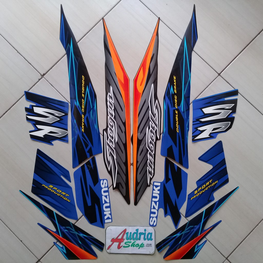 Jual Striping Stiker Motor Suzuki Shogun Sp 125 2007 Biru | Shopee ...