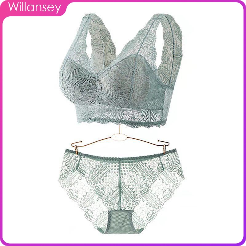 Jual [BH+CD] Set Bra Japang Renda Seamless Set pakaian dalam Bra Lace ...