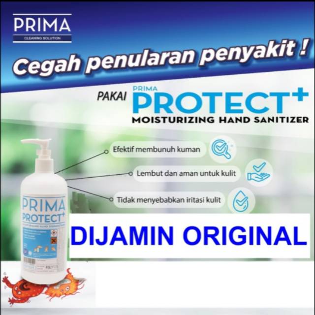 Jual Prima protect + Hand Sanitizer 500 ml | Shopee Indonesia
