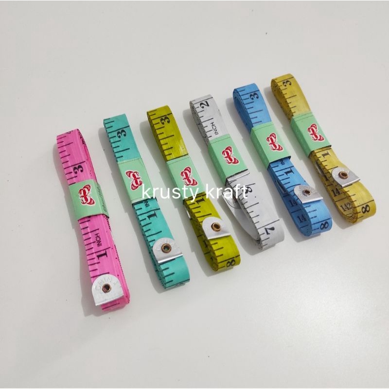 Jual Meteran Baju | Meteran Kain/meteran badan Butterfly 150 cm / 60 ...