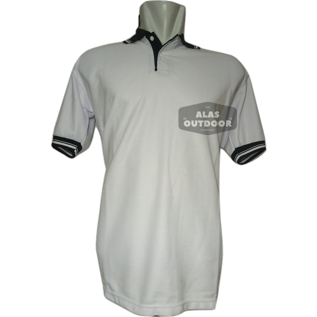 Jual Kaos Poloshirt Polos Berkerah Murah Lengan Pendek Putih List Hitam ... Jual Kaos Poloshirt Polos Berkerah Murah Lengan Pendek Putih List Hitam ...