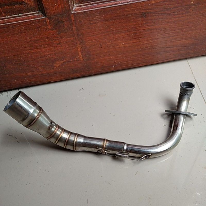 Jual pipa leher knalpot beat scoopy vario pipa atas inlet 50mm | Shopee ...