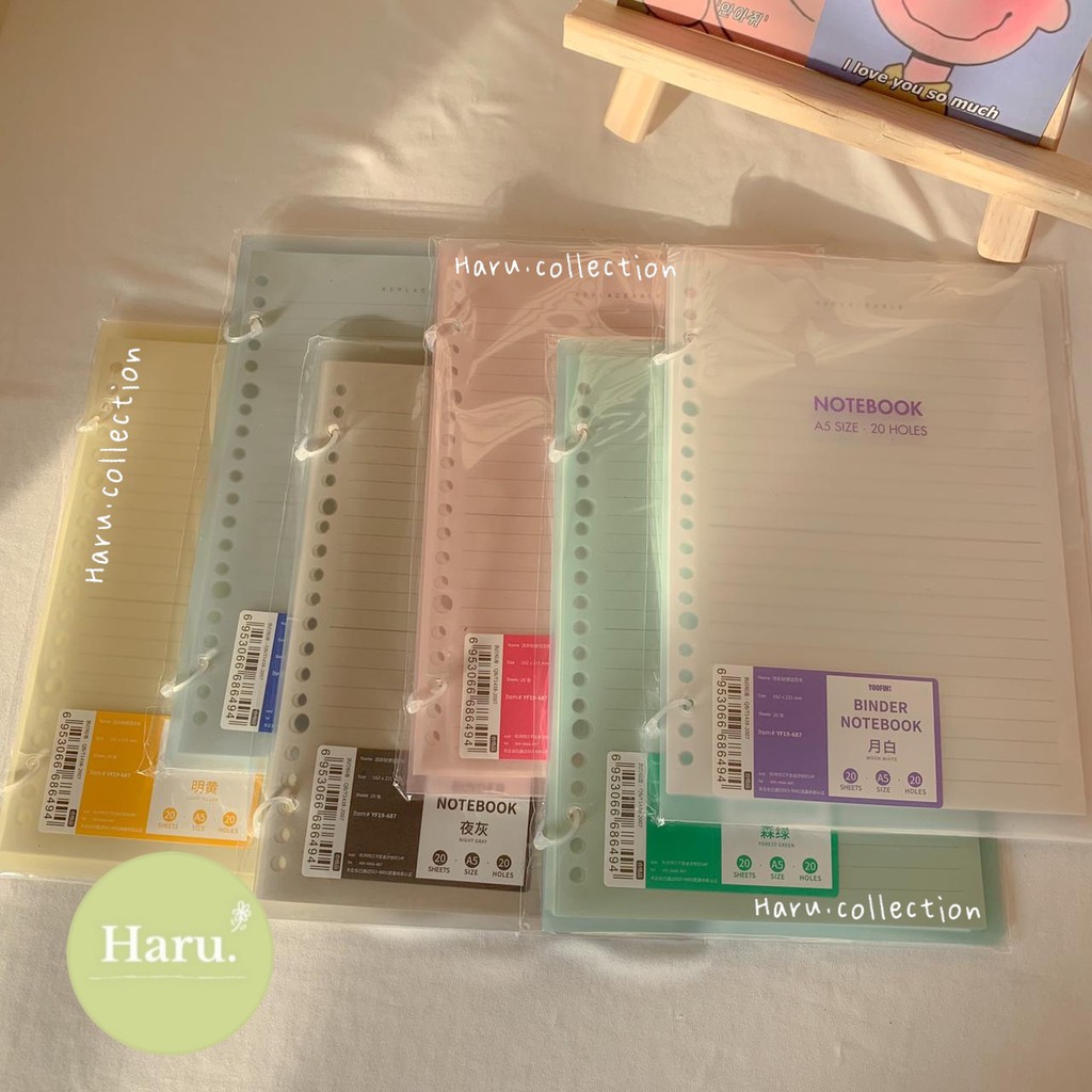 Jual [HARU] Binder A5 2 rings Cover Binder Aesthetic Binder Estetik ...