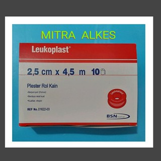 Leukoplast 2,5 cm x 4,5 m. Plester Rol Kain Leukoplas 2.5 cm x 4.5 m. 1 ...