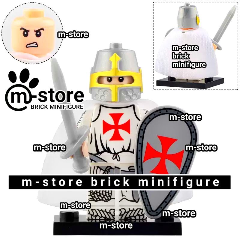 Jual lego mediaeval knight templar minifigure | Shopee Indonesia
