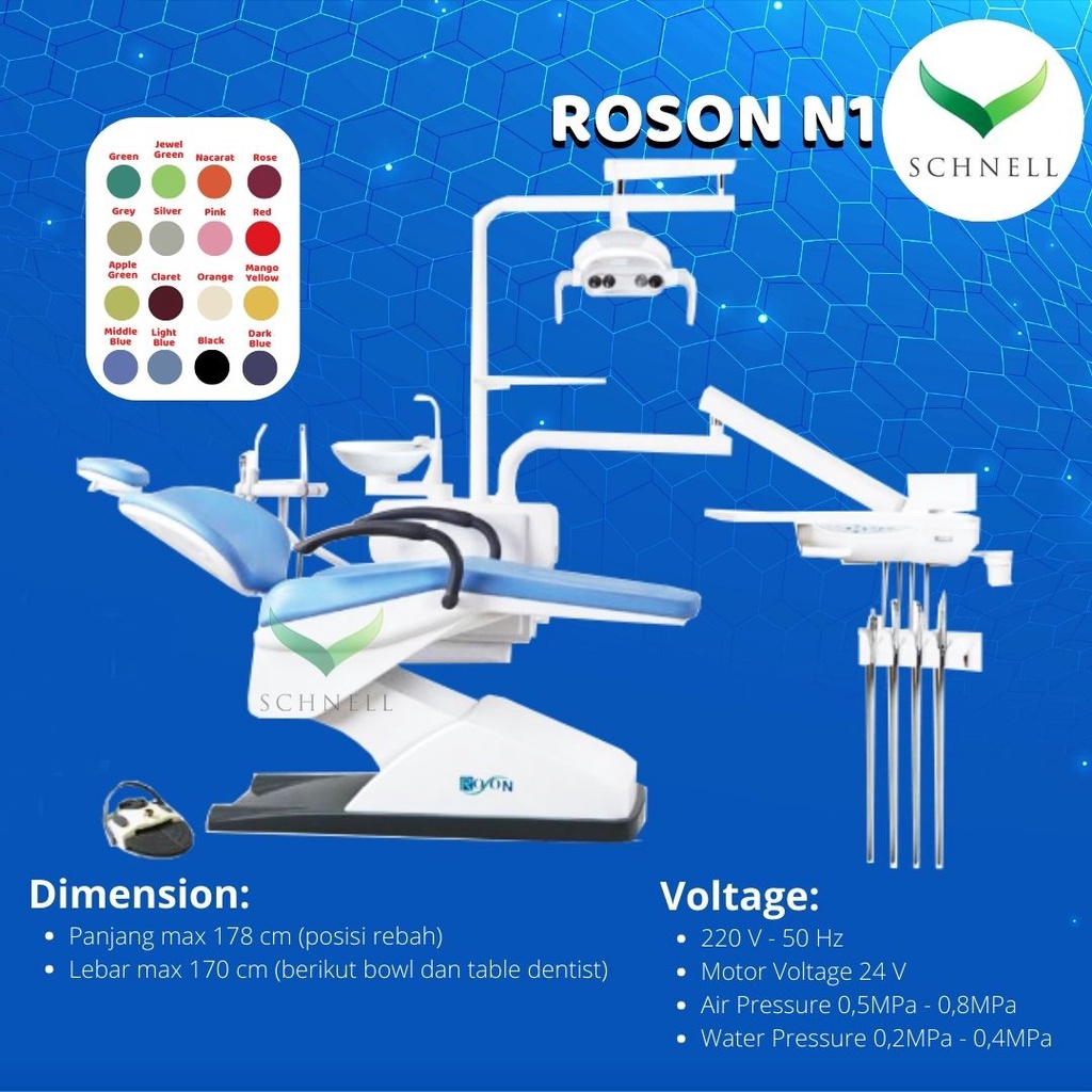 Jual Dental Chair/Unit/Kursi Dental N1 N2 Roson | Shopee Indonesia
