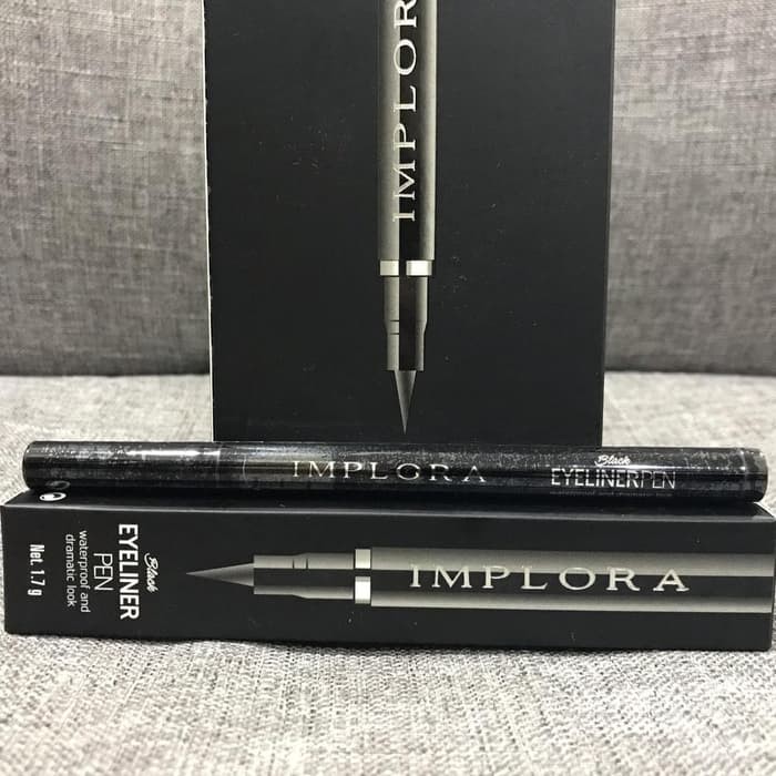 Jual IMPLORA BLACK EYELINER PEN - WATERPROOF EYELINER BENTUK PEN ...