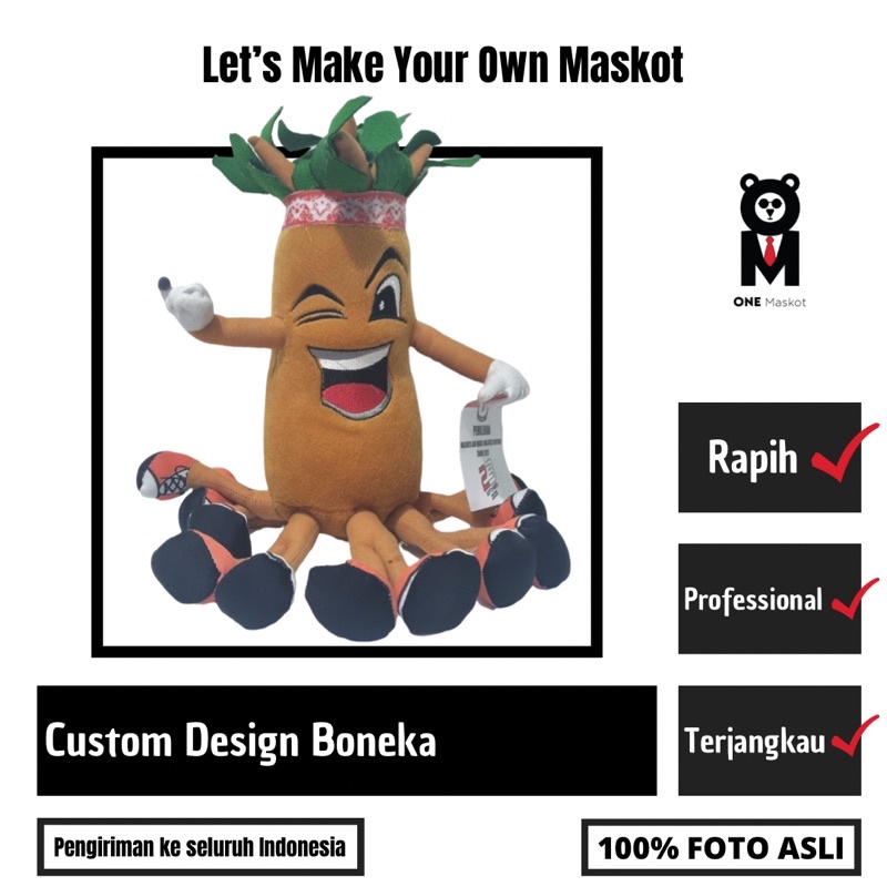 Jual Buat Boneka Maskot Custom Desain dan Ukuran | Shopee Indonesia