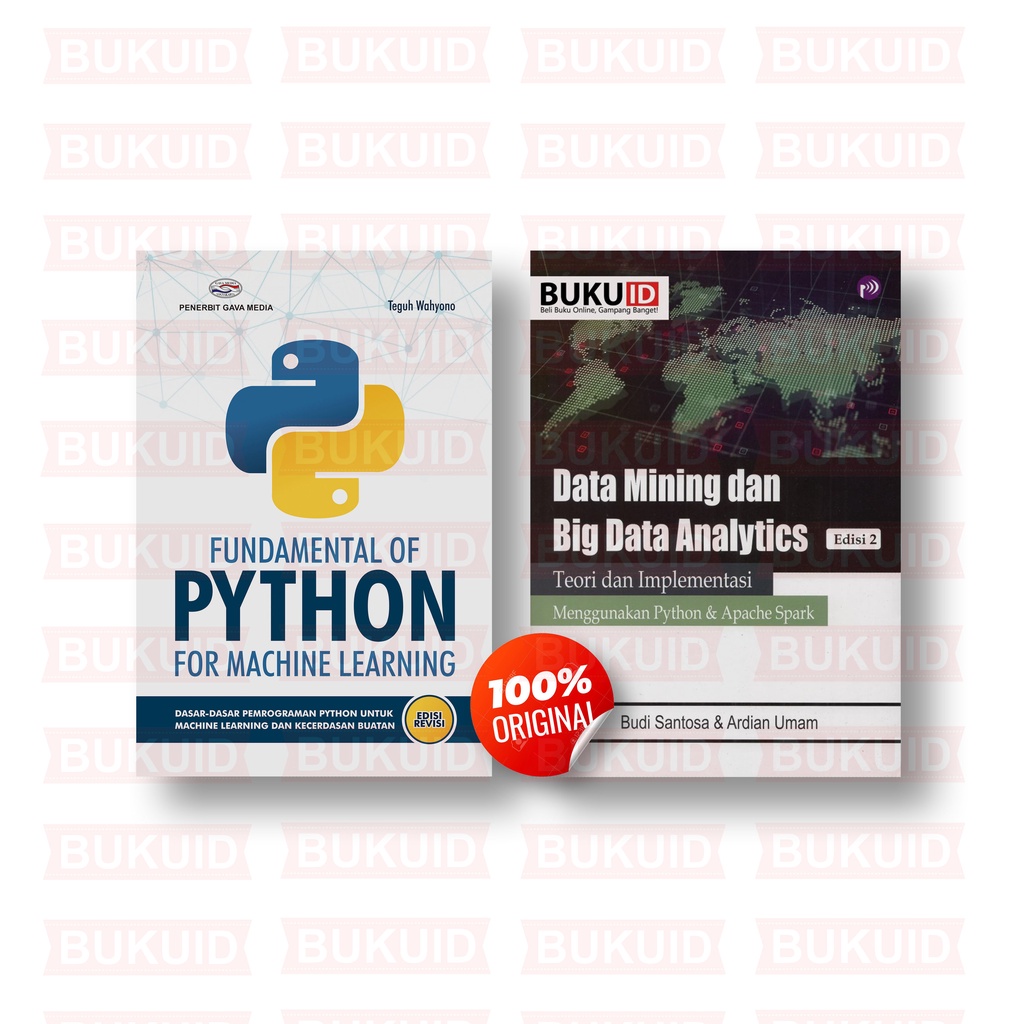 Jual Paket Buku Data Mining Big Data Analytics + Fundamental of Python | Shopee Indonesia