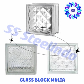 Jual GLASS BLOCK MULIA (OCEAN VIEW - DIAMOND - TRUNTRUM) 19CMX19CMX9 ...