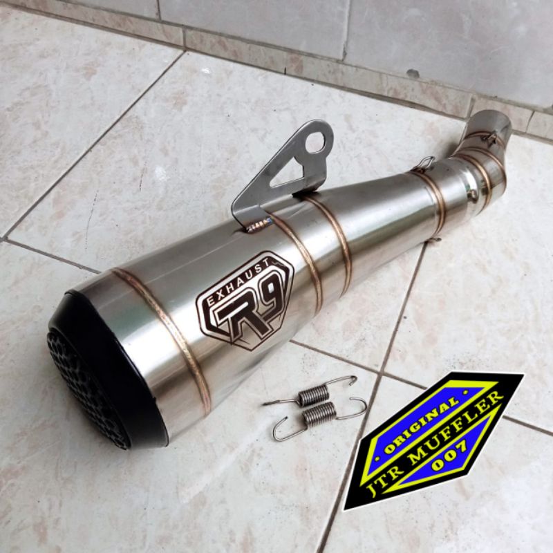 Jual Knalpot R9 gp series Ninja 250 fi karbu ninja RR Mono Z250 R25 ...