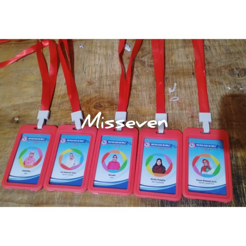 Jual Nametag Id Card Set Panitia Siswa Manasik Event Kantor Indonesia ...