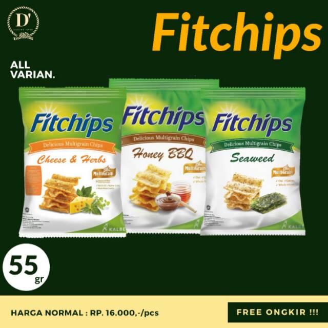 Jual Fitchips Delicious Multigrain Chips 55 gram | Shopee Indonesia