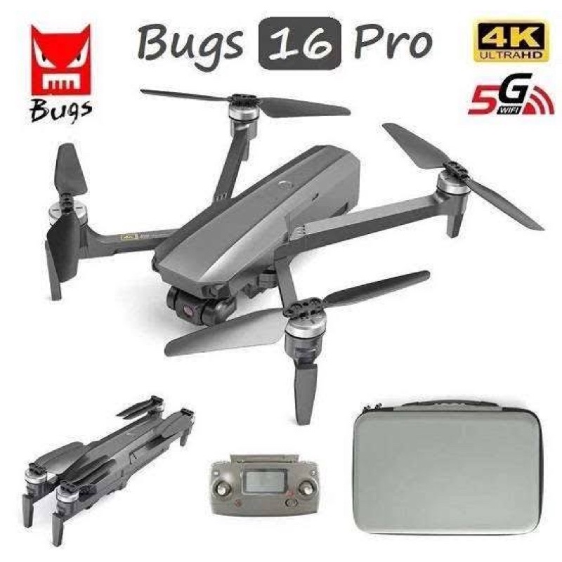 Jual MJX RC BUGS 16 PRO 3-AXIS GIMBAL 4K CAMERA FOLDABLE DRONE | Shopee Indonesia