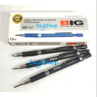 Jual Pensil Mekanik 2.00mm BIG MP-117 Dengan Rautan, Mechanical Pencil ...