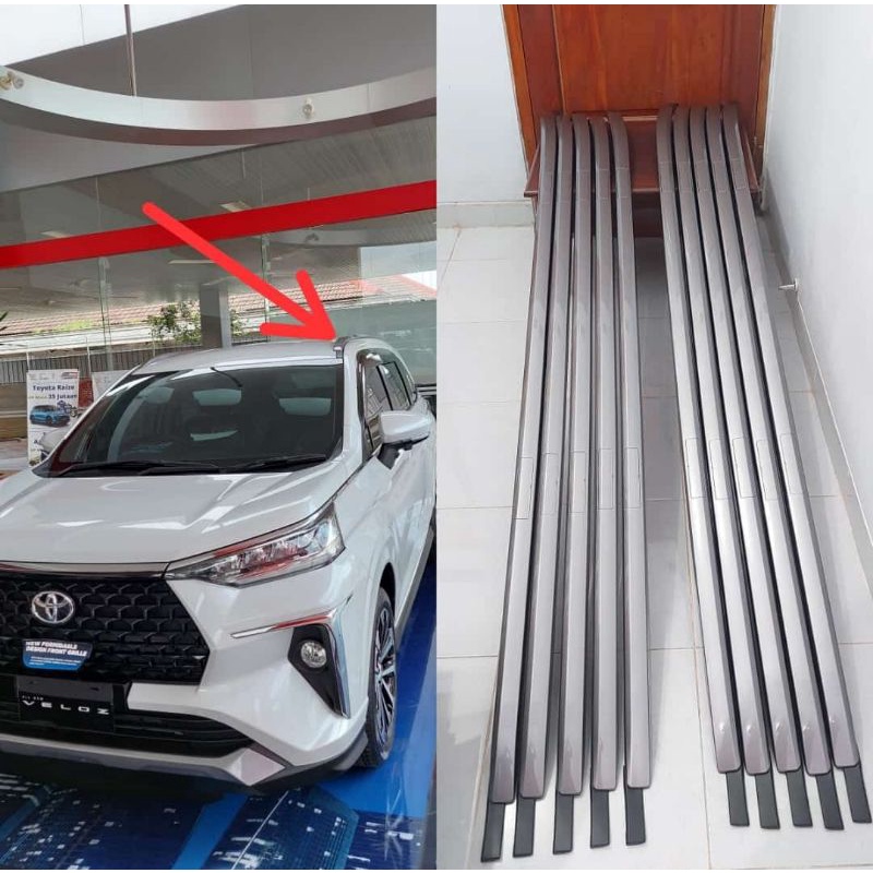 Jual Roof Rail Veloz 2021-2022/Roof Rail Avanza 2021-2022/Roof Rail ...