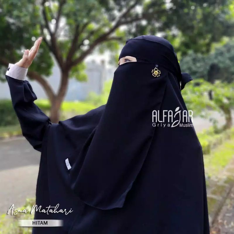 Jual CADAR NIQAB BANDANA CANTIK Dua Layer Sifon Silky by alfajar ...