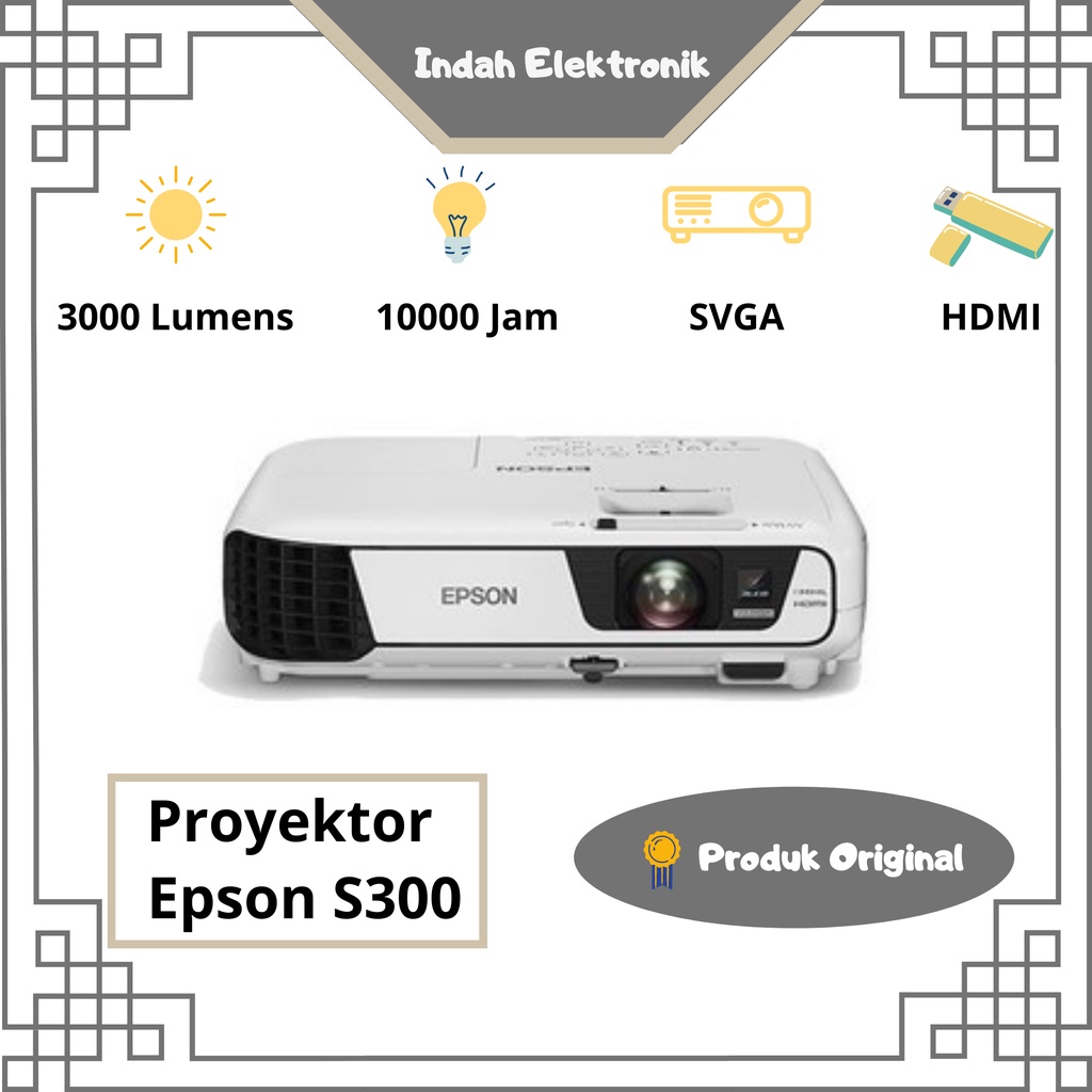 Jual Proyektor Epson EB-S300 | Shopee Indonesia