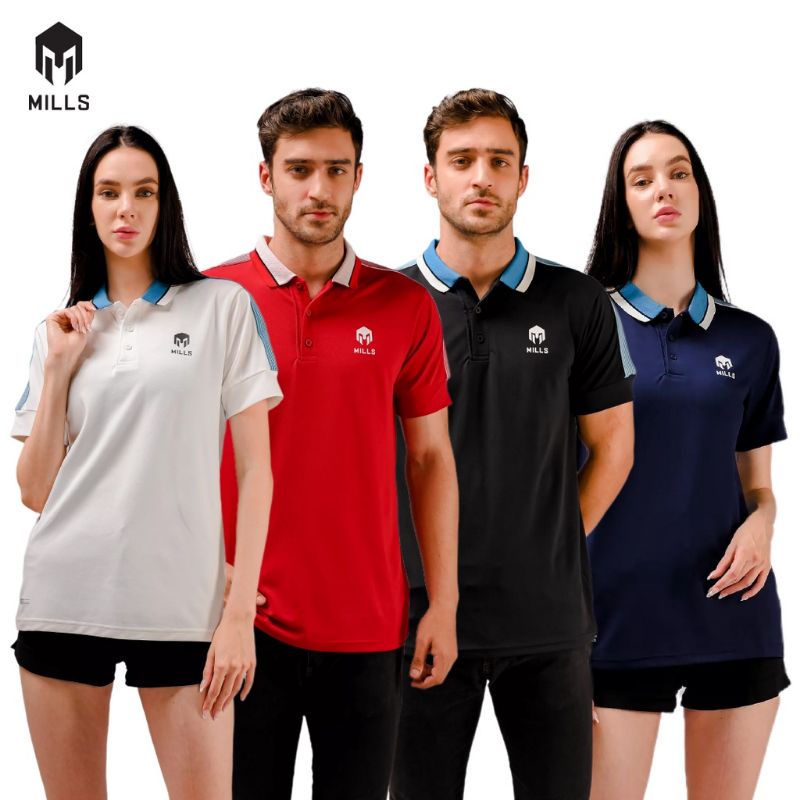 Jual Mills Kaos Polo Shirt Sport Style Neo 17018 (4 Pilihan Warna ...
