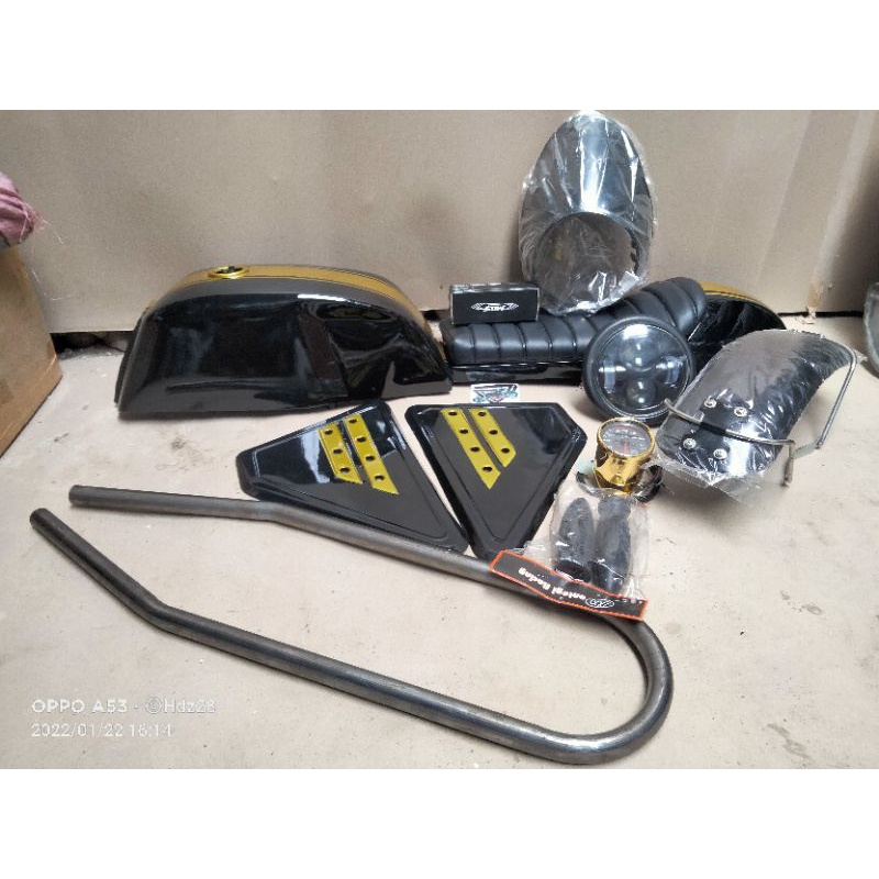 Jual Paket Custom Caferacer Cat Paket Body Caferacer Cat Fairing ...