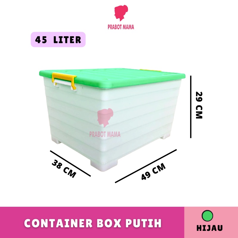 Jual Kontainer Plastik Dengan Roda SLP / Box Container / Storage Kotak ...