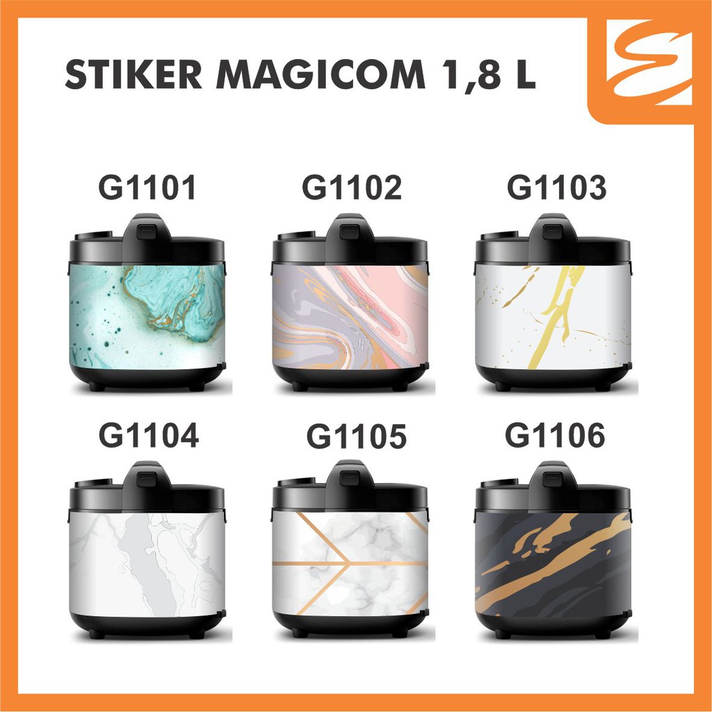 Jual Stiker magicom 1.8L (90cm x 20cm) - marmer (Sticker magicom ...