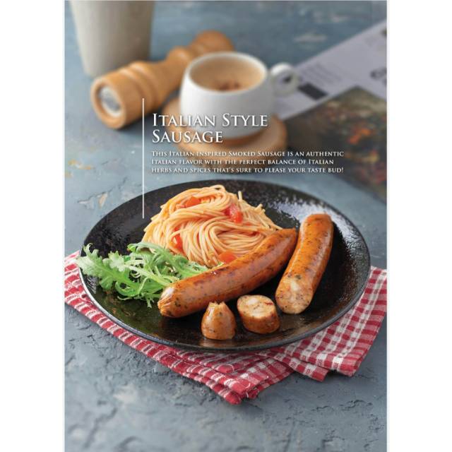 Jual Italian Style Sausage (Chicken) - Big Farm / sosis ayam | Shopee ...