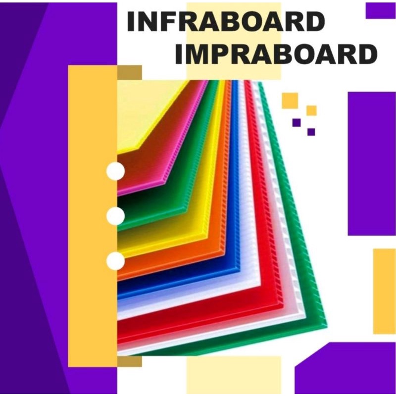 Jual INFRABOARD IMPRABOARD 50X100cm 100X50cm Tebal 5mm PP BOARD ...