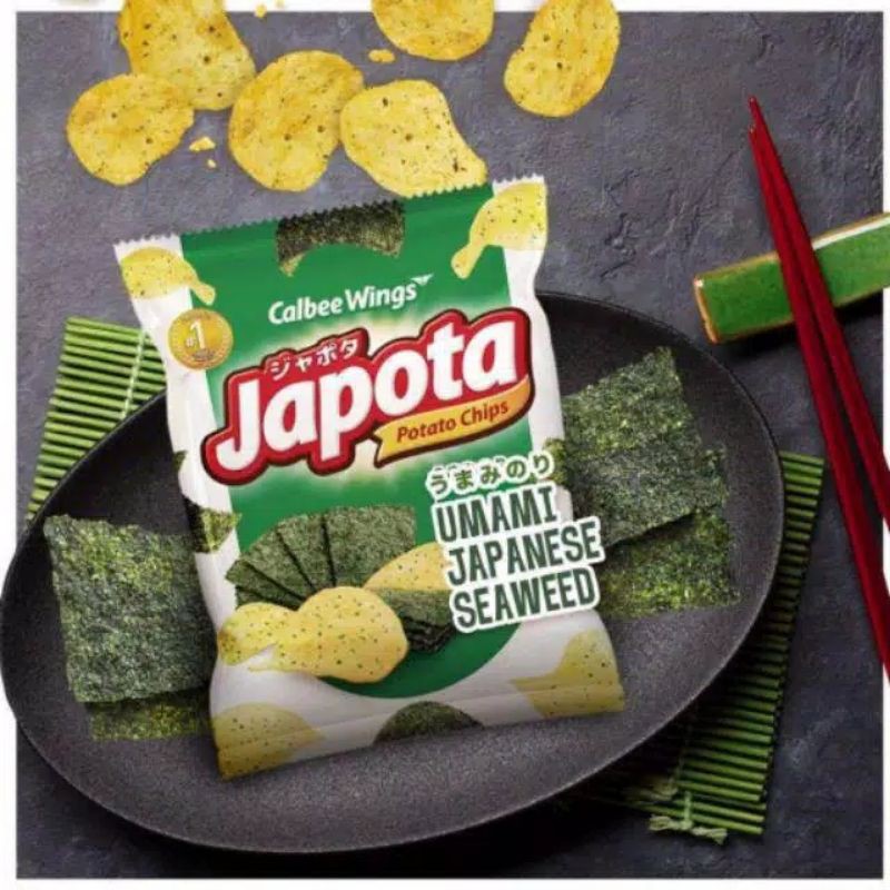 Jual Japota Keripik Kentang Umami Japanese Seaweed 68 gram | Shopee ...