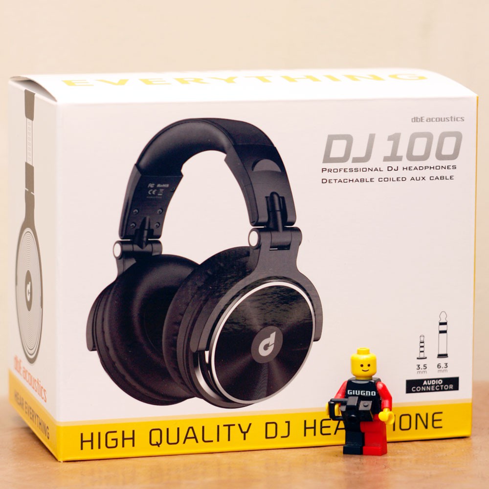 Jual Dbe DJ100 DJ 100 Foldable DJ Headphone with Detachable Cable ...