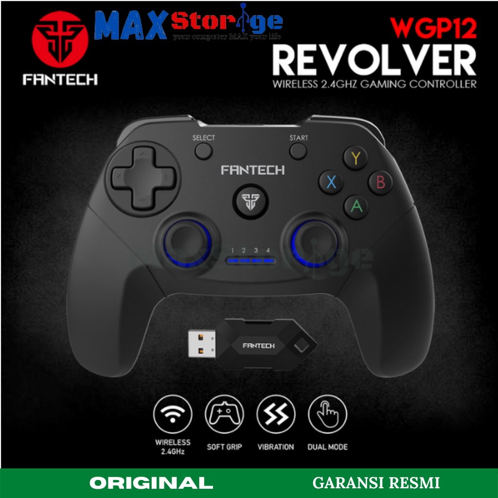 Jual FANTECH REVOLVER WGP12 WGP 12 WIRELESS 2,4 GAMEPAD GAMING ...