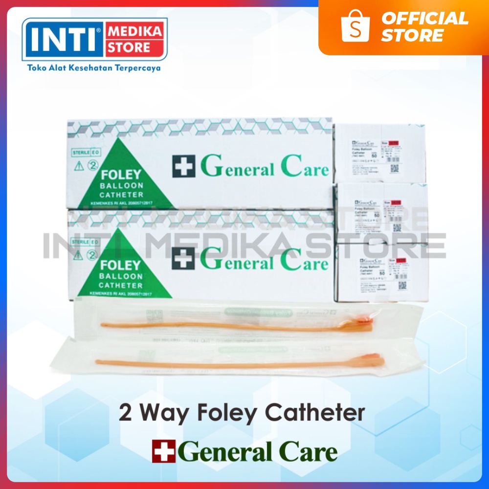 Jual GENERAL CARE - Foley Catheter 2 Way | Selang Kateter | Shopee ...