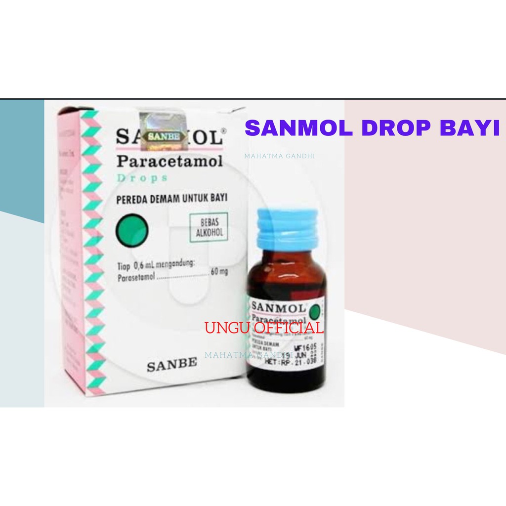 Jual SANMOL DROPS | OBAT DEMAM BAYI | Shopee Indonesia