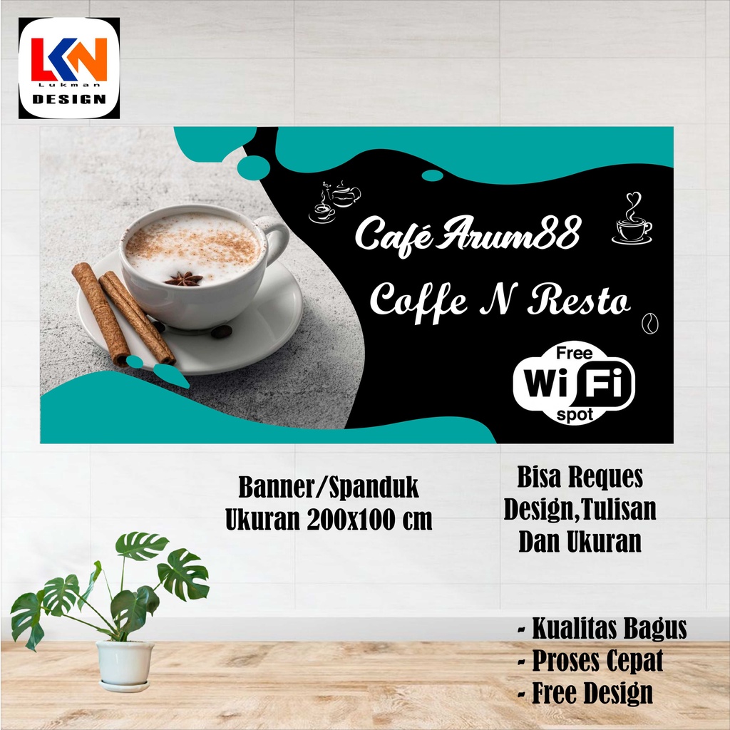 Jual Banner Spanduk Cafe N Resto Shopee Indonesia