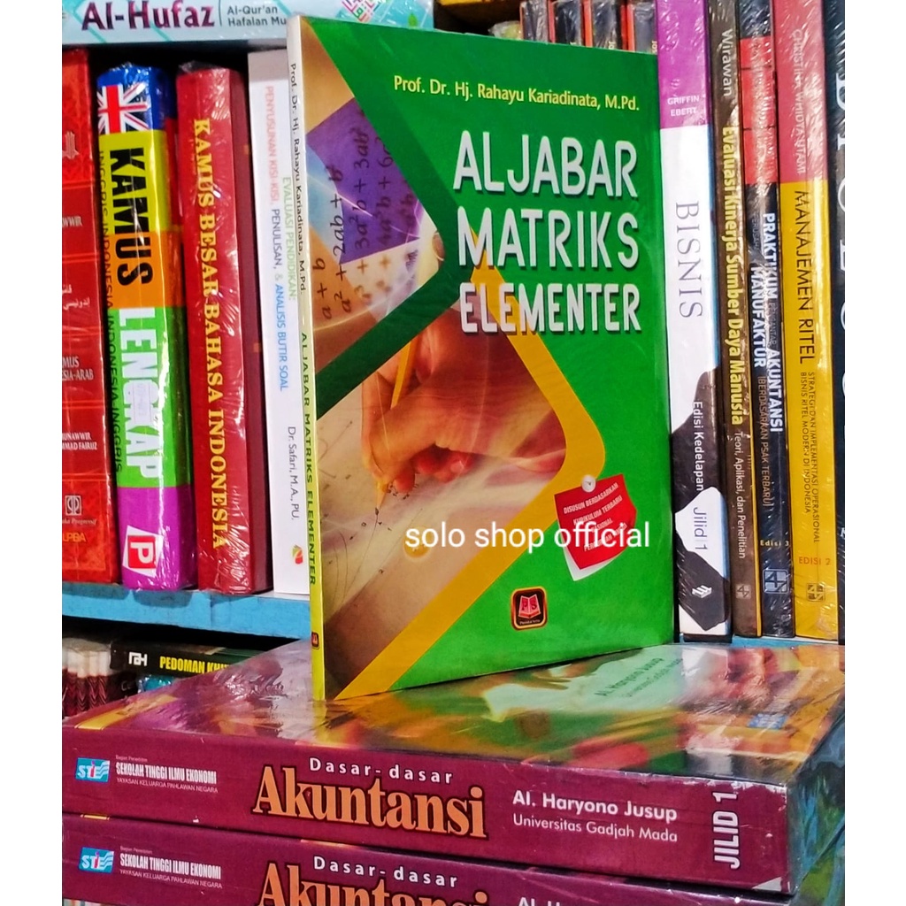 Jual BUKU ALJABAR MATRIKS ELEMENTER Rahayu Pustaka Setia | Shopee Indonesia