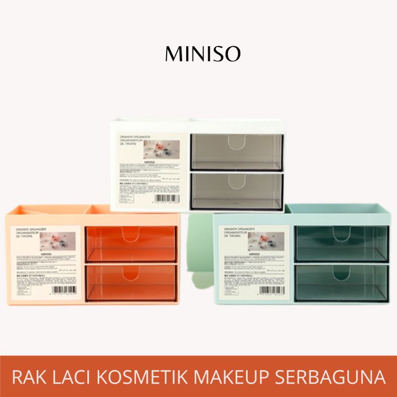 Jual Miniso Rak Kosmetik Laci Rak Makeup Serbaguna Indonesia|Shopee ...