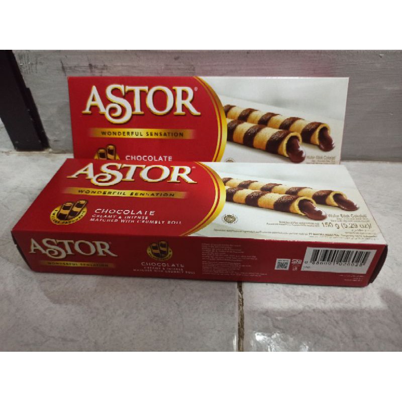 Jual Astor Wafer Stick Double Cokelat Kotak 150gr | Shopee Indonesia