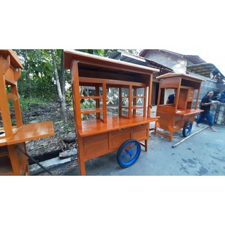Jual Gerobak gado-gado / gerobak tahu kupat / gerobak lotek / geronak ...