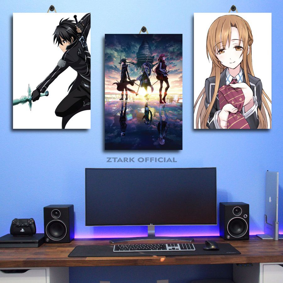 Jual 81-100 POSTER KAMAR KAYU ANIME FATAL BULLET SAO SWORD ART ONLINE ...