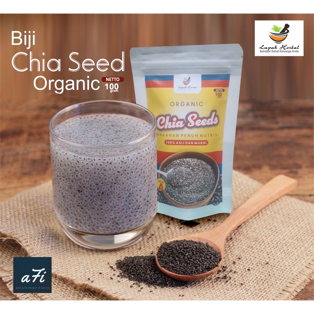 Jual CiaSeeds 250 gram | Obat Herbal Pencernaan | Organic Chia Seed ...