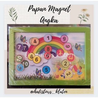 Jual PAPAN MAGNET ANGKA 1-10, PROFESI, TRANSPORTASI, BINATANG - KAYU ...