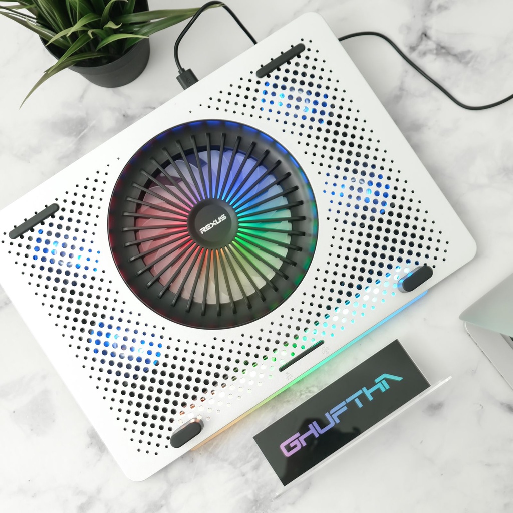 Jual Coolingpad Rexus Breeze B150 5 Fan With RGB | Shopee Indonesia