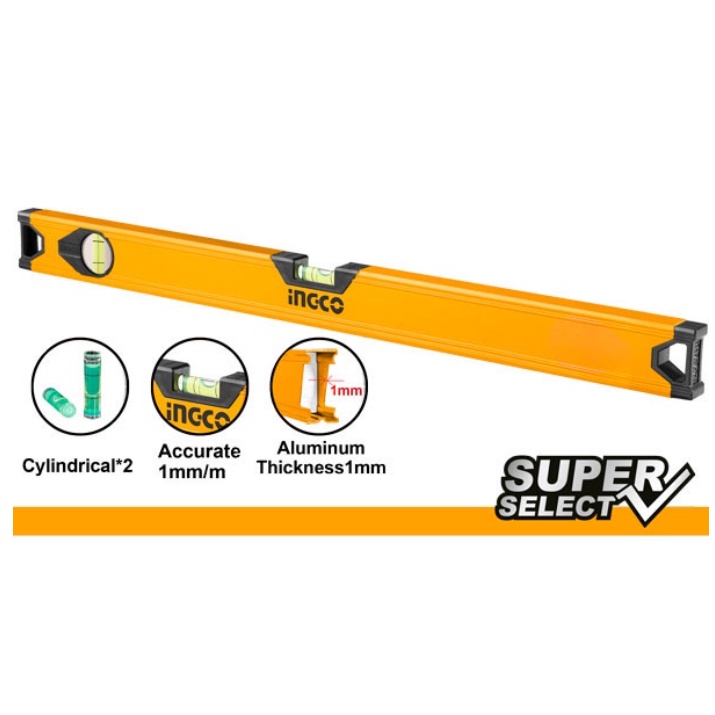 Jual WATERPAS 40 CM 16 INCH WATERPASS ALUMINIUM SPIRIT LEVEL INGCO ...