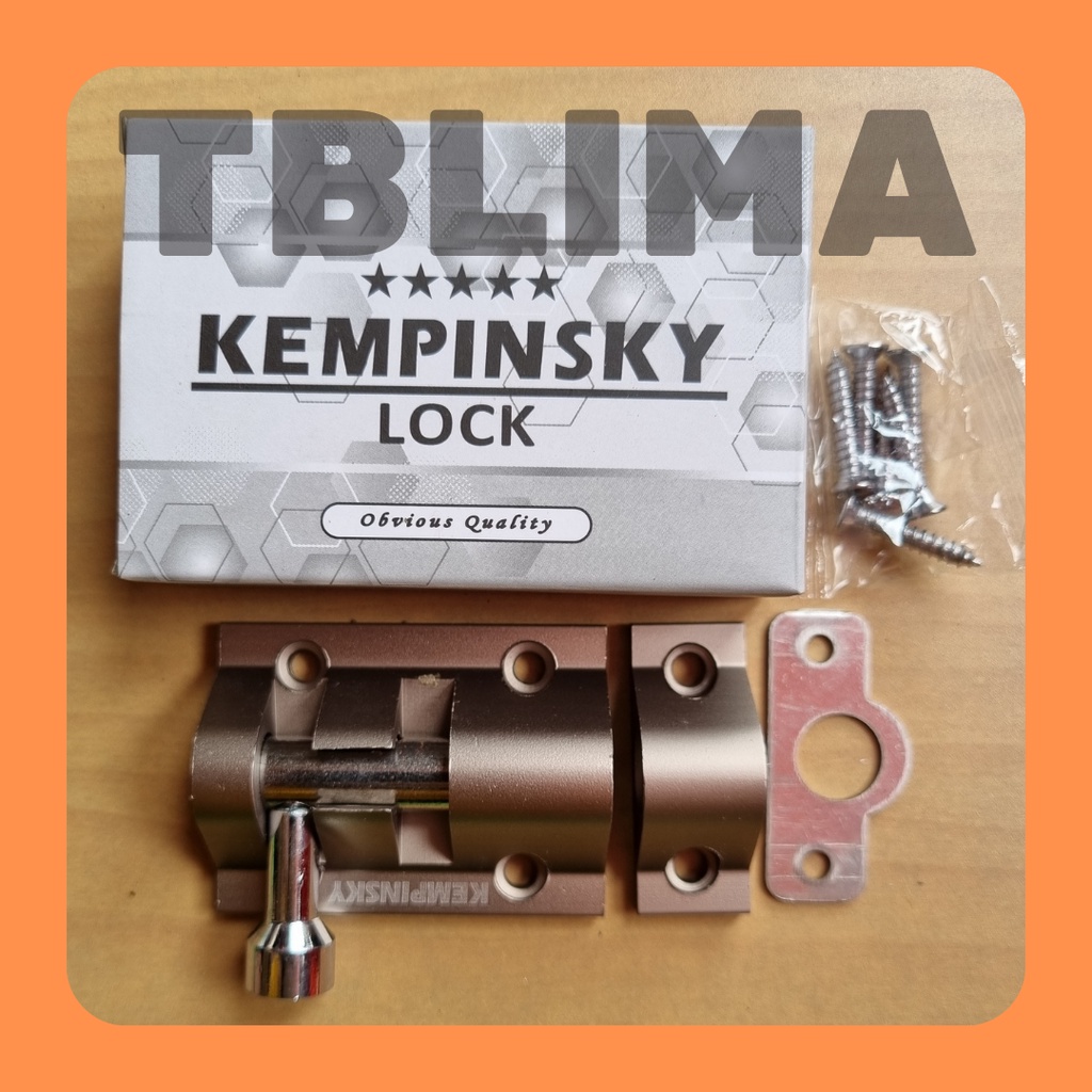 Jual KEMPINSKY Grendel Slot Stainless Steel 2" Kunci Gerendel Selot ...