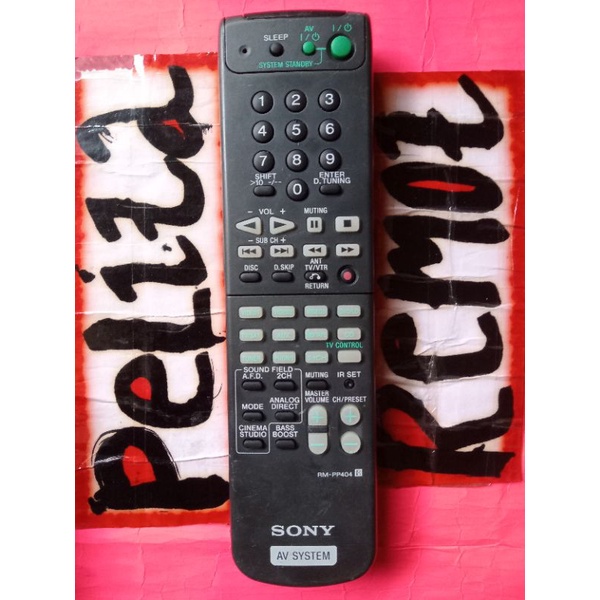 Jual remote Sony Audio AV SISTEM original terlengkap Indonesia|Shopee ...