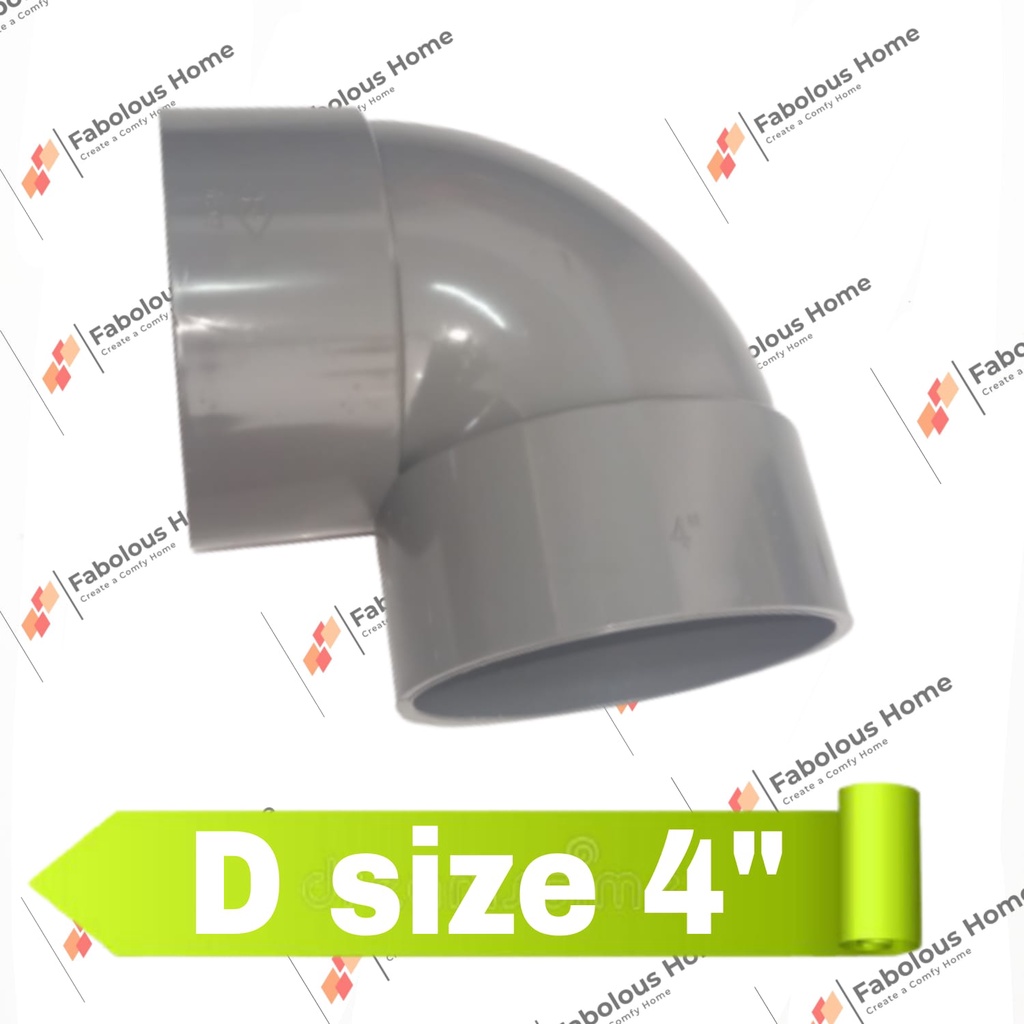 Jual KNIE POLOS RUCIKA 4 inch D-DL PVC 90 derajat ELBOW Knee Keni L | Shopee Indonesia